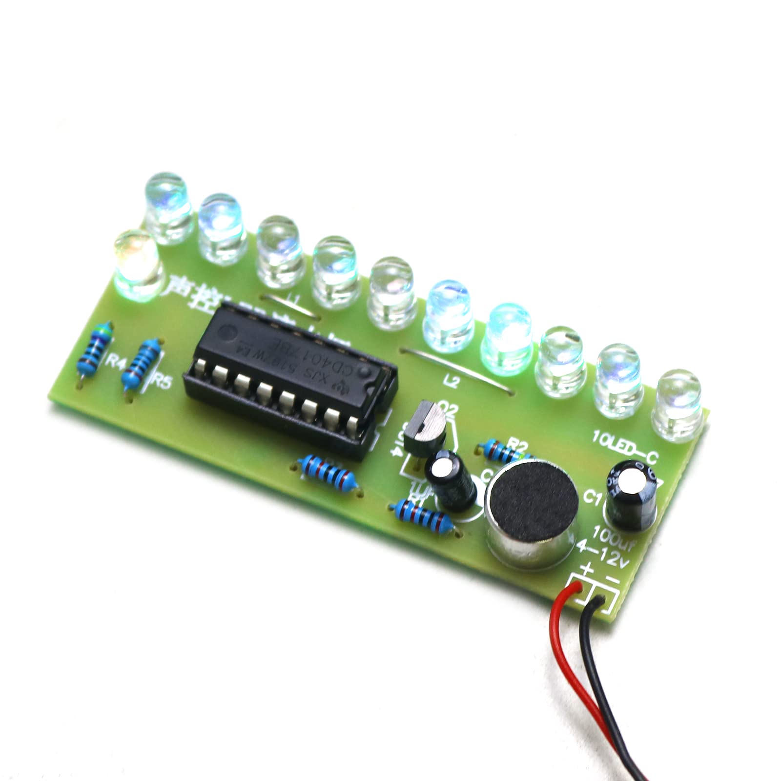 Snapklik.com : YIDAB Soldering Practice Kit Sound-Activated LED Chaser ...