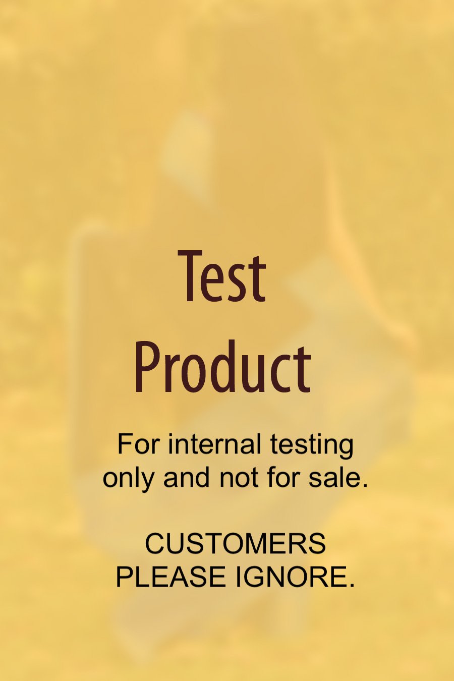 Test Product - Not for Sale : Amazon.in: Electronics