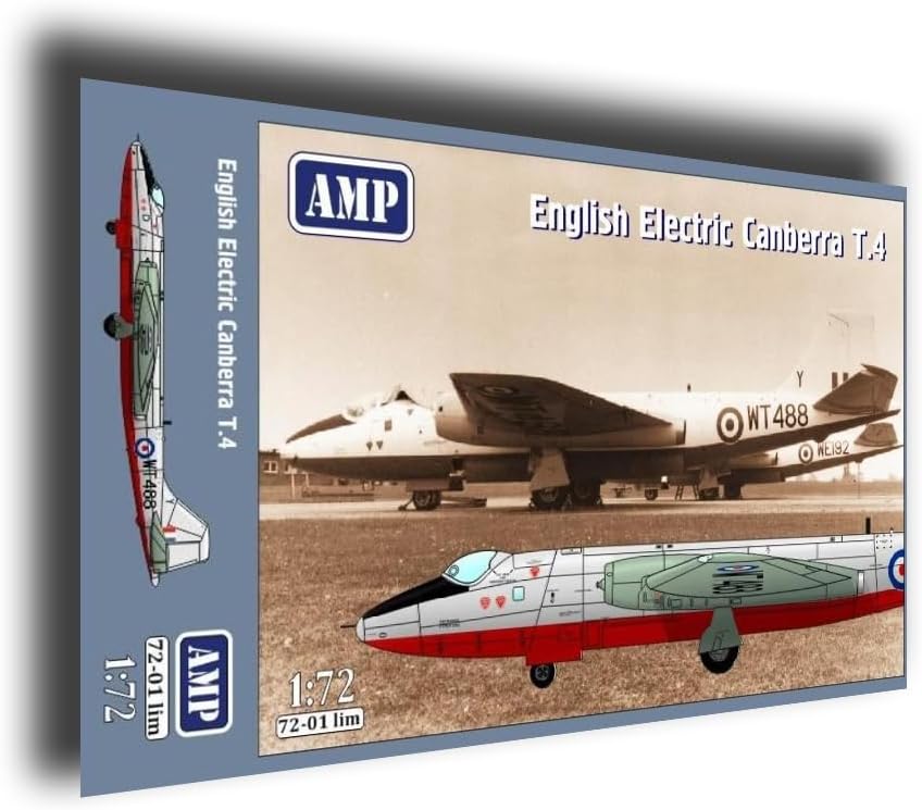 AMP 72-01LIM 1/72 English Electric Canberra T.4 Limited Edition Plastic ...