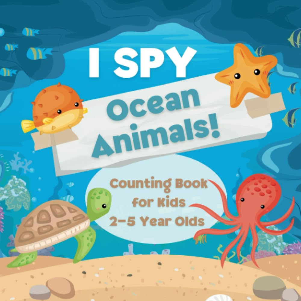 Amazon | I Spy Ocean Animals! A Fun Counting Game Picture Puzzle Book ...