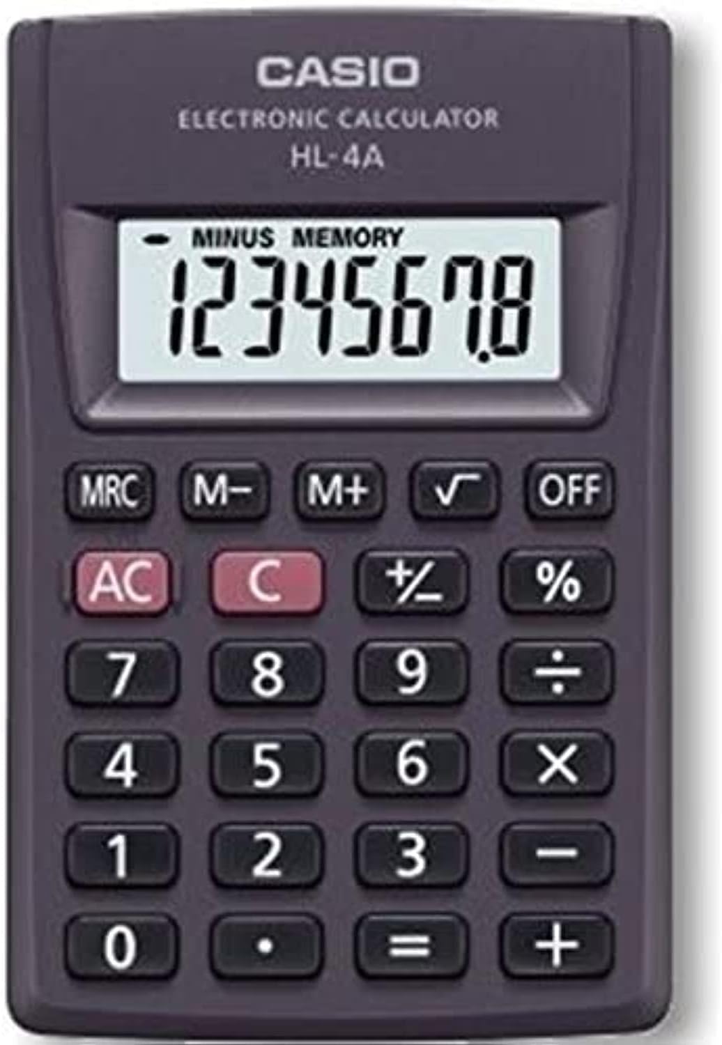 Amazon.com : Casio(R) SL-300 Handheld Solar Display Calculator : Office ...