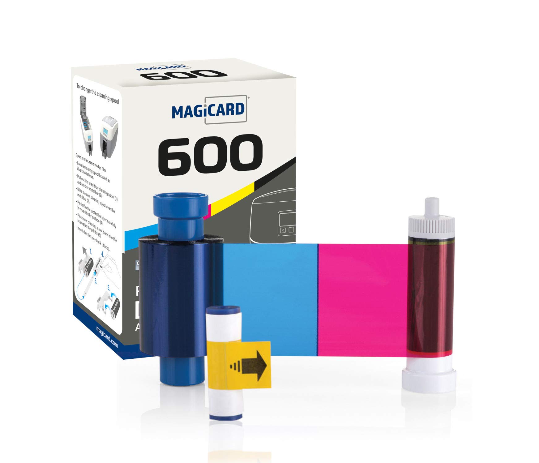 Buy Magicard MB300YMCKO Full-Colour Ribbon - Can Print up to 300 Cards ...