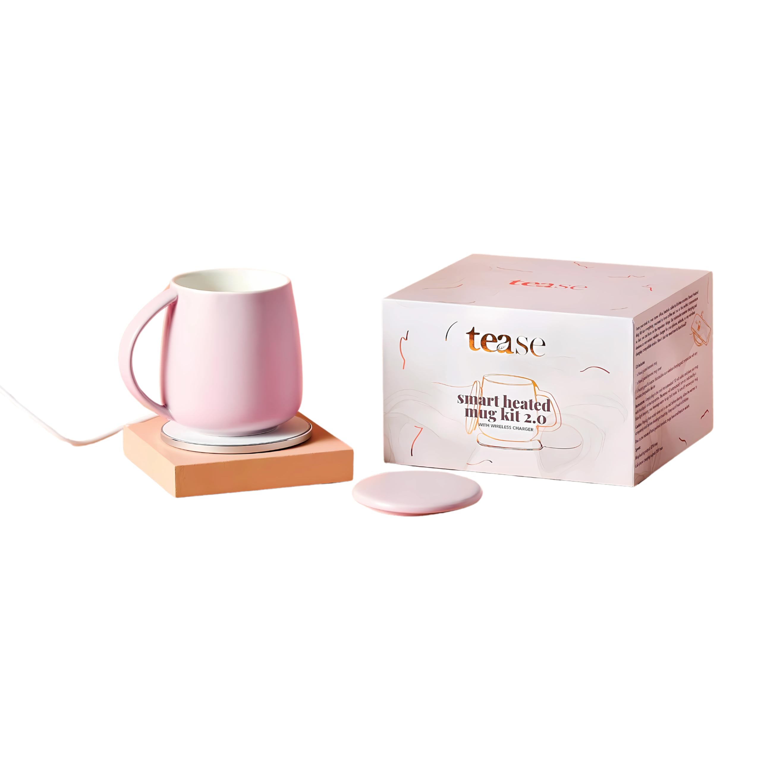 Amazon.com: Tease Tea Self Heating Mug - Smart Heated Mug Kit 2.0 ...