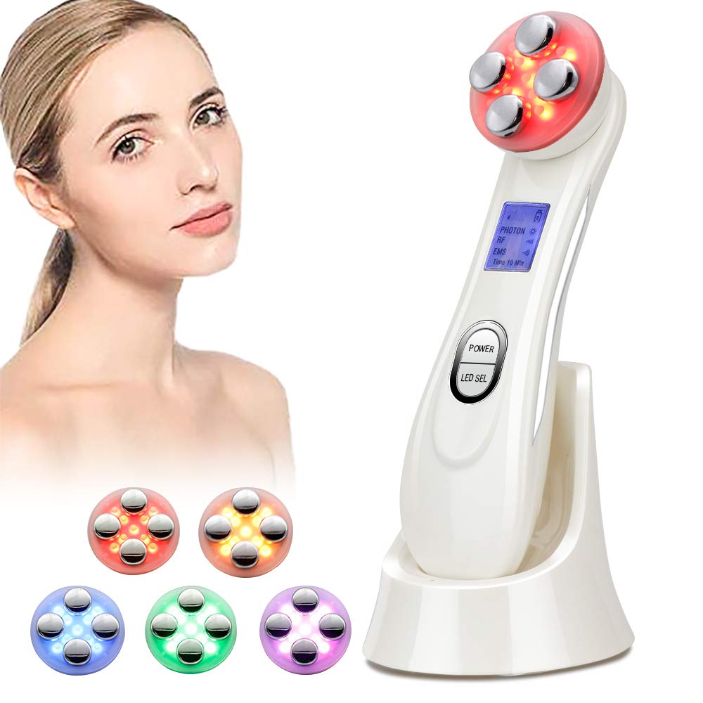 Buy Radio Frequency Facial Machine - RF & EMS Electroporation & LED ...