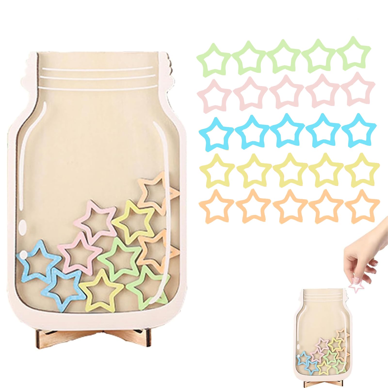 WNXBFO Reward Jar, Reward Jars For Children, Reward Charts for Children ...