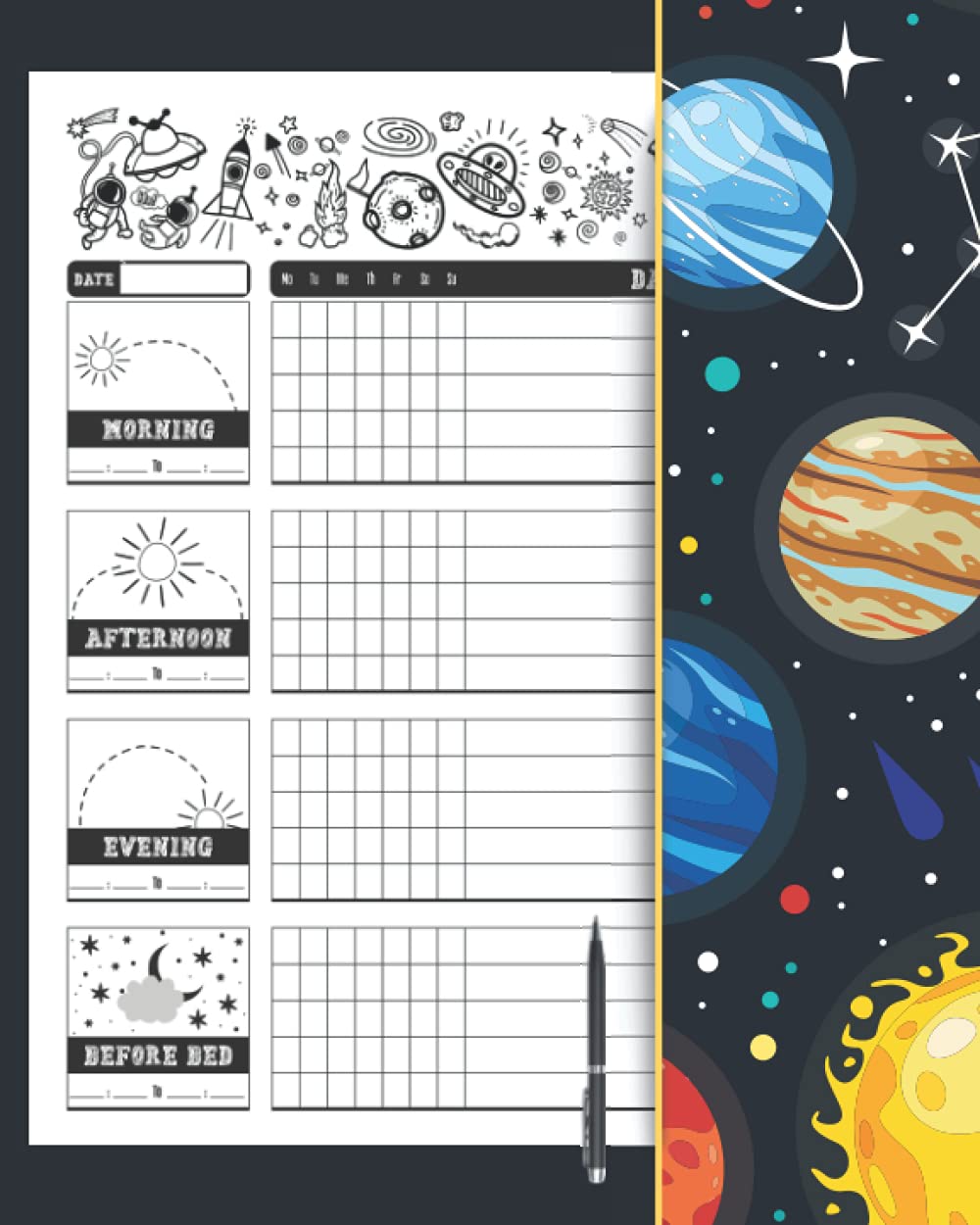 Daily Routine Planner: Morning, Afternoon, Evening, and Before Bed ...