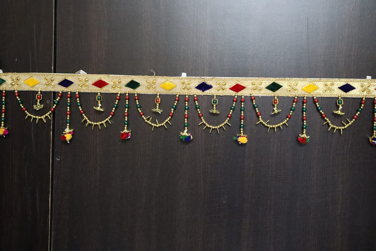 Sewin Style Red Velvet Toran For Main Door Latest Design | Desertcart GB