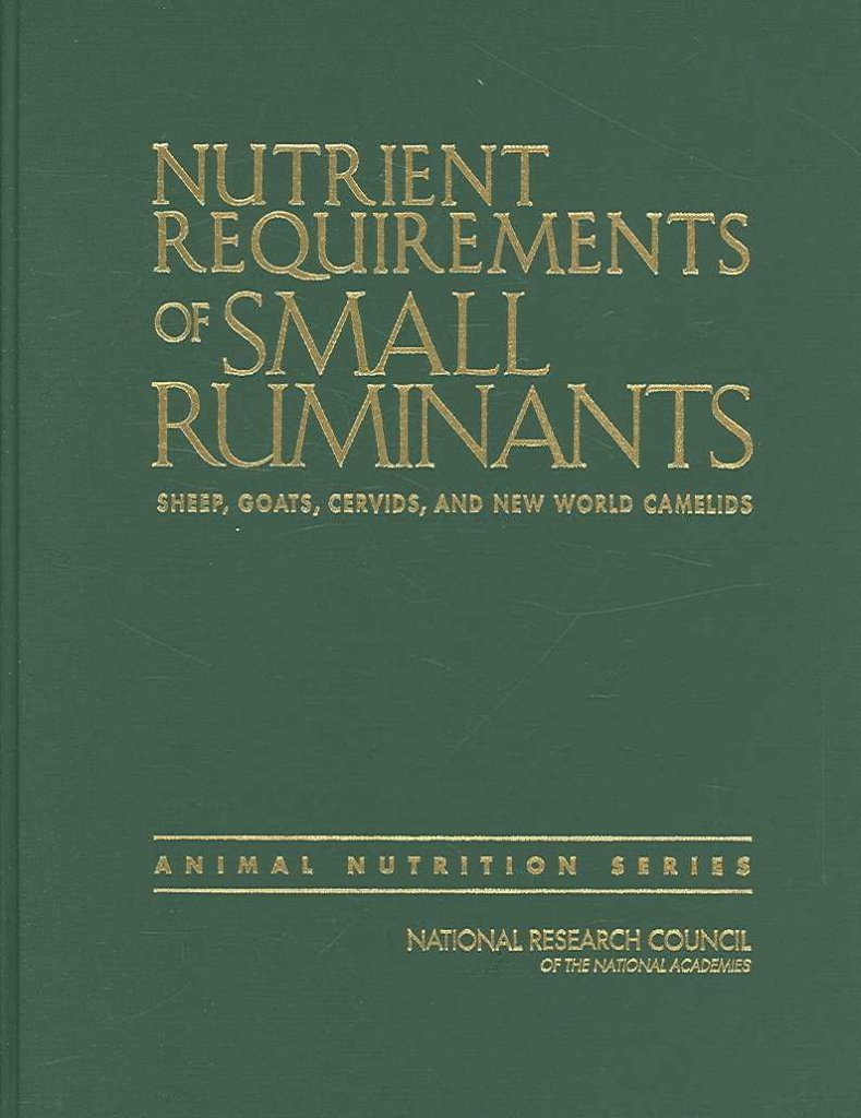 Amazon.com: Nutrient Requirements of Small Ruminants: Sheep, Goats ...