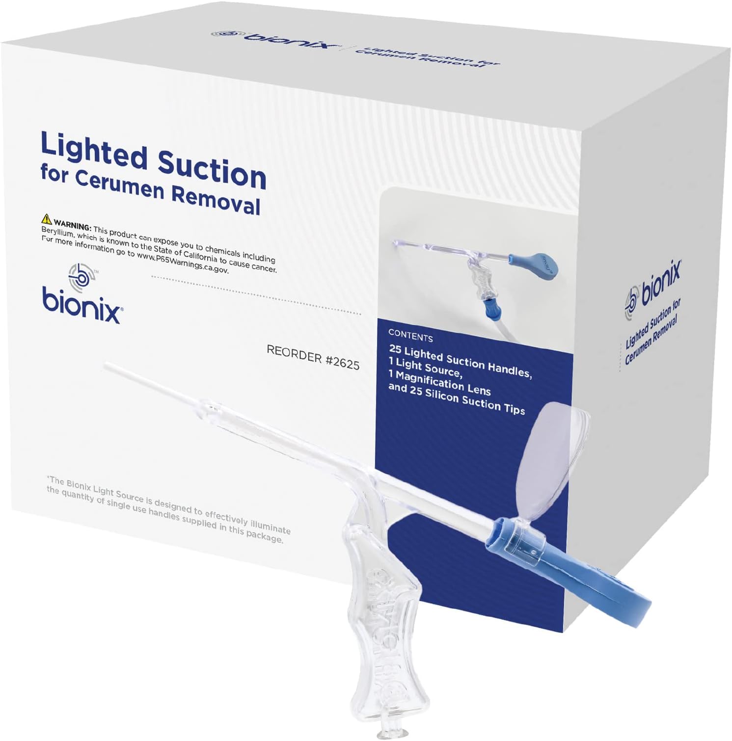 Amazon.com: Bionix - Lighted Suction Handles, Earwax Removal Tool ...
