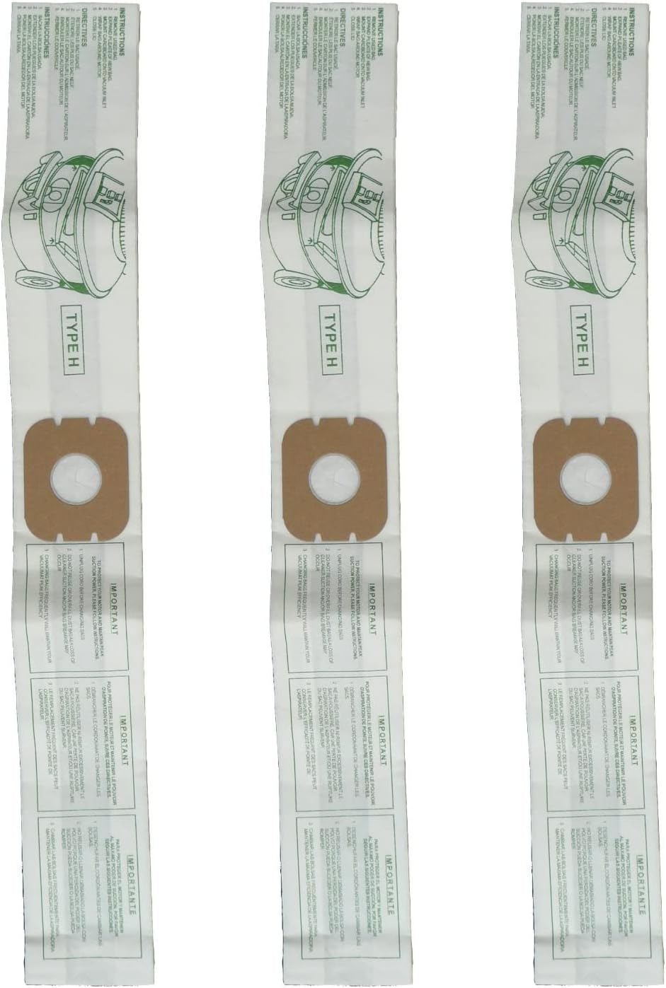 Amazon.com: LEFITPA Replacement 3-Pack 4010009H Vacuum Cleaner Bags for ...