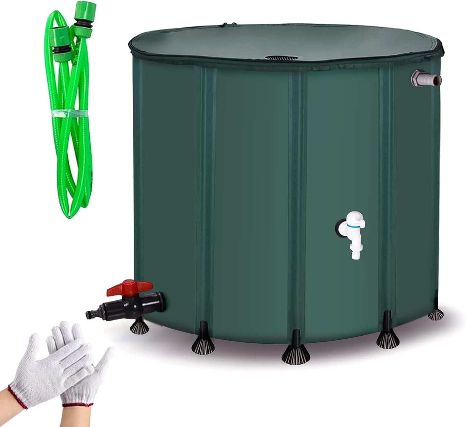 Amazon.com : Rain Barrel, Portable Rainwater Storage Tank, Collapsible ...