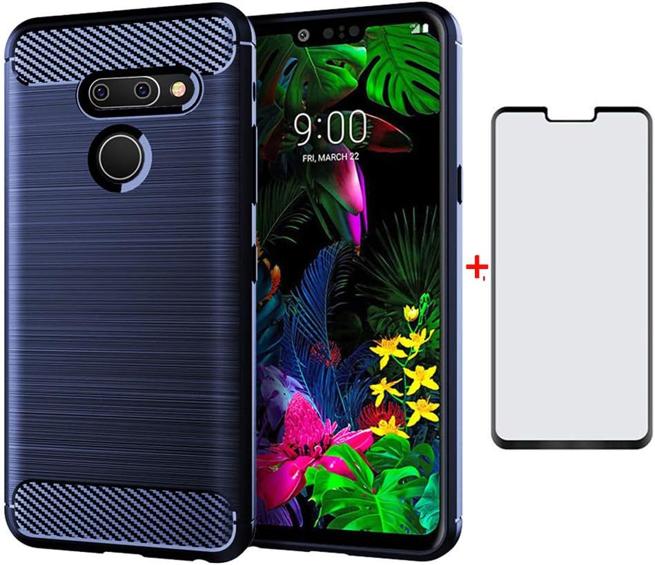 Amazon.com: Phone Case for LG G8 ThinQ with Tempered Glass Screen ...