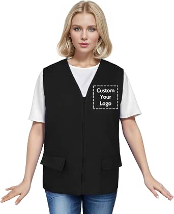TopTie Custom Advertising Volunteer Work Vest Printing Embroiderey ...