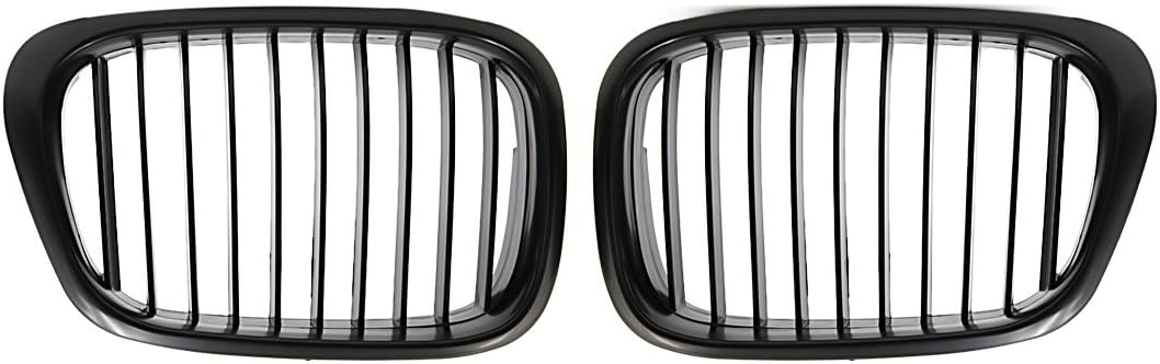 Amazon.com: uxcell No.51138159315/51138159316 Front Upper Hood Bumper ...