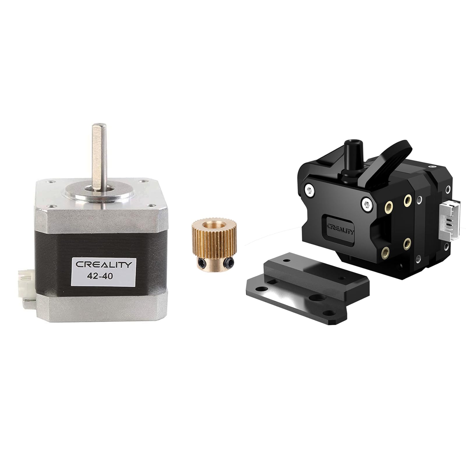 Amazon.com: Comgrow Creality 42-40 Stepper Motor with Extruder Gear and ...