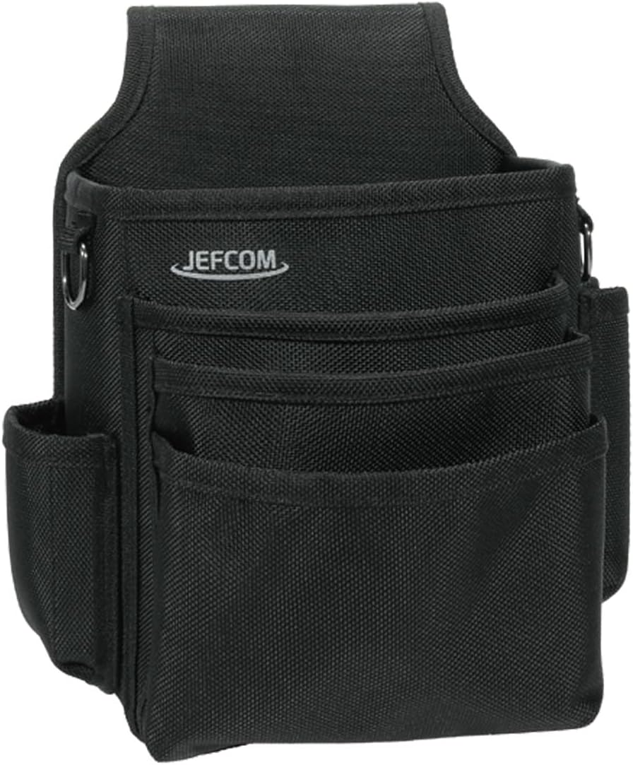 Amazon.co.jp: ジェフコム スムーズハイポーチ 広々ポケット3段式/ポケット6ヵ所 NDS-864MF-KKK : ファッション