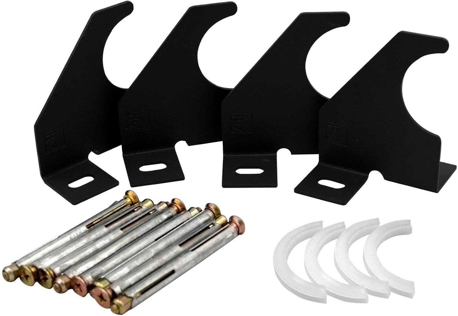 B&Z Designer Vertical Column Single Arm Universal Radiator Wall Mount ...