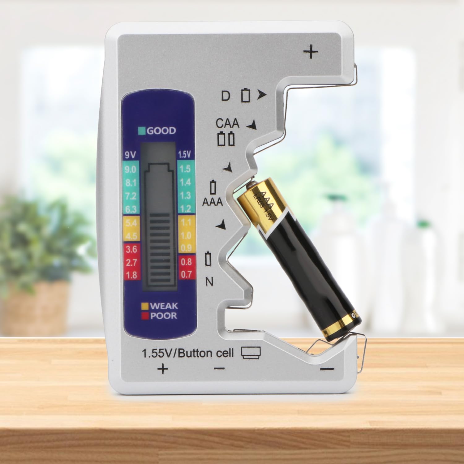Snapklik.com : Battery Tester, Digital Universal Batteries Checker ...