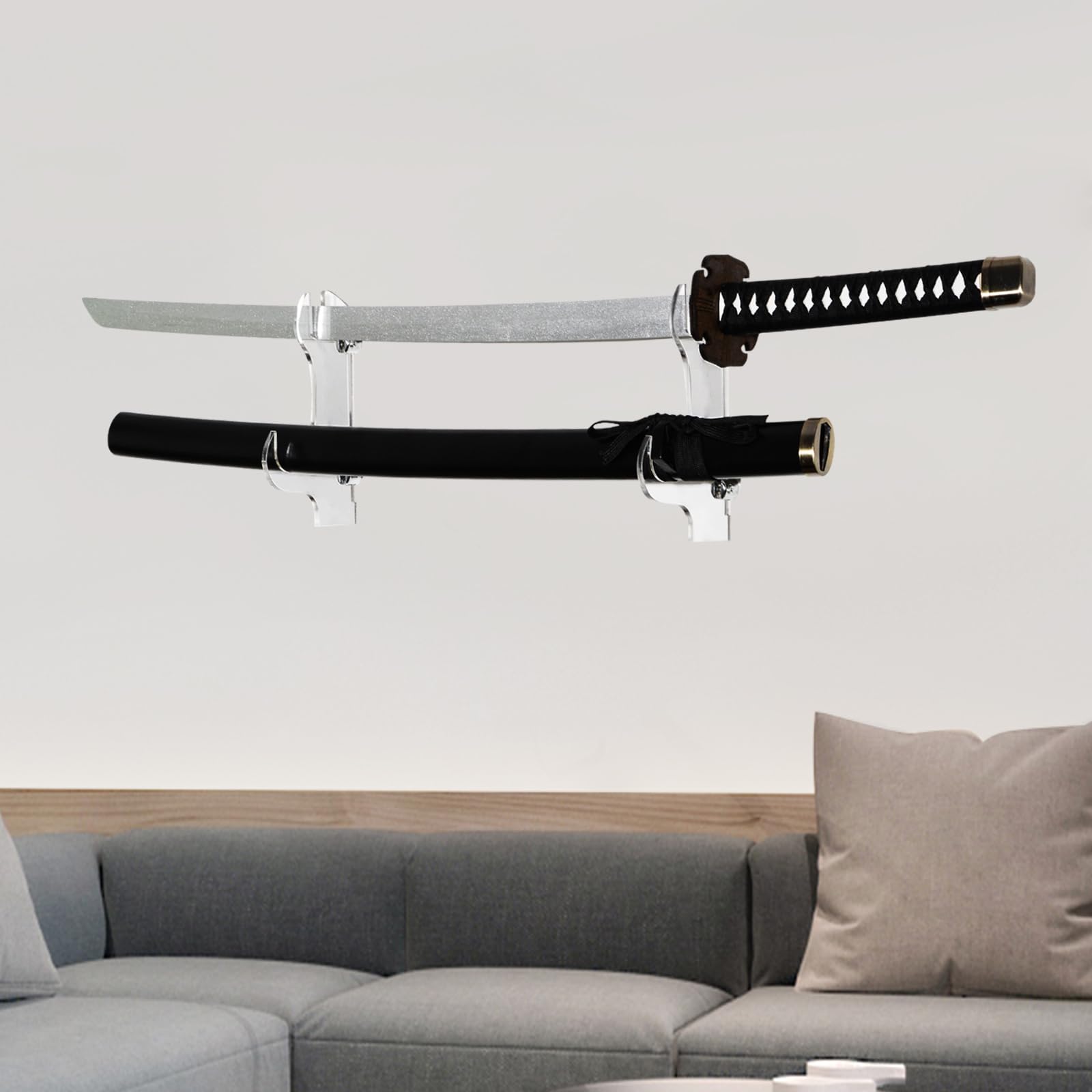Amazon.com: BYTOTU Katana Wall Holder-Katana Sword Wall Mount display ...