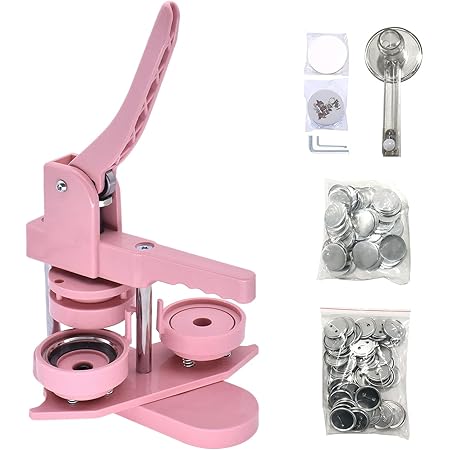 Amazon.com: Button Badge Maker Machine kit 37mm (1-1/2 inch ) DIY Pin ...