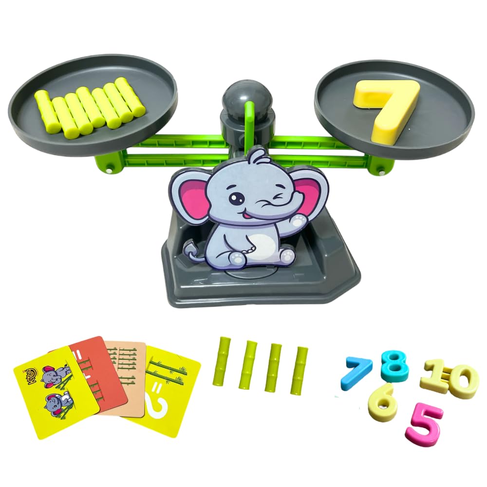 Buy Toyscape Weigh N Play Elephant | Math Balancing Educational Board ...