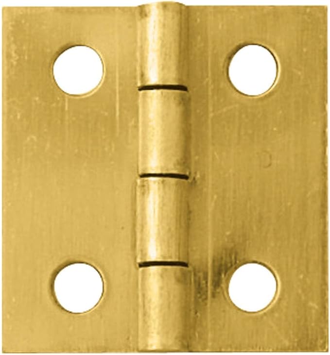 Brass-Plated Small-Box Fastener Hinge - Cabinet And Furniture Hinges ...