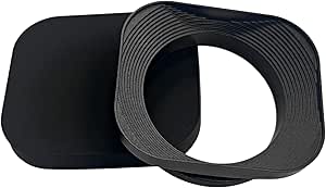 Amazon.com : 43mm Camera Lens Hood, Universal Fit, Square Design, Fits ...
