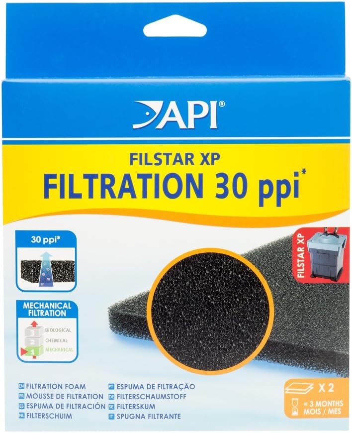 Amazon.com : API FILSTAR XP FILTRATION FOAM 30 PPI Aquarium Canister ...