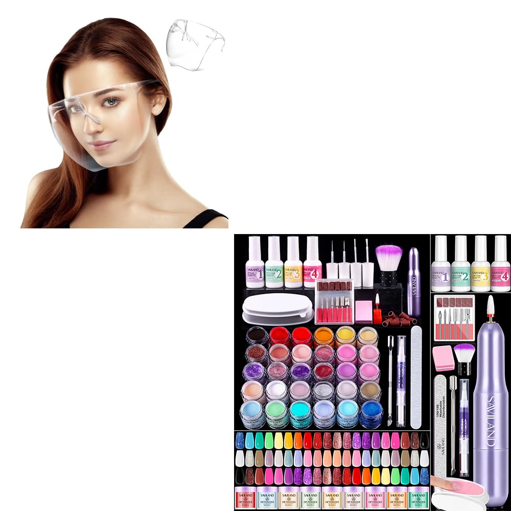 Amazon.com: SAVILAND Dip Powder Nail Kit with Drill: Starter Set 30 ...