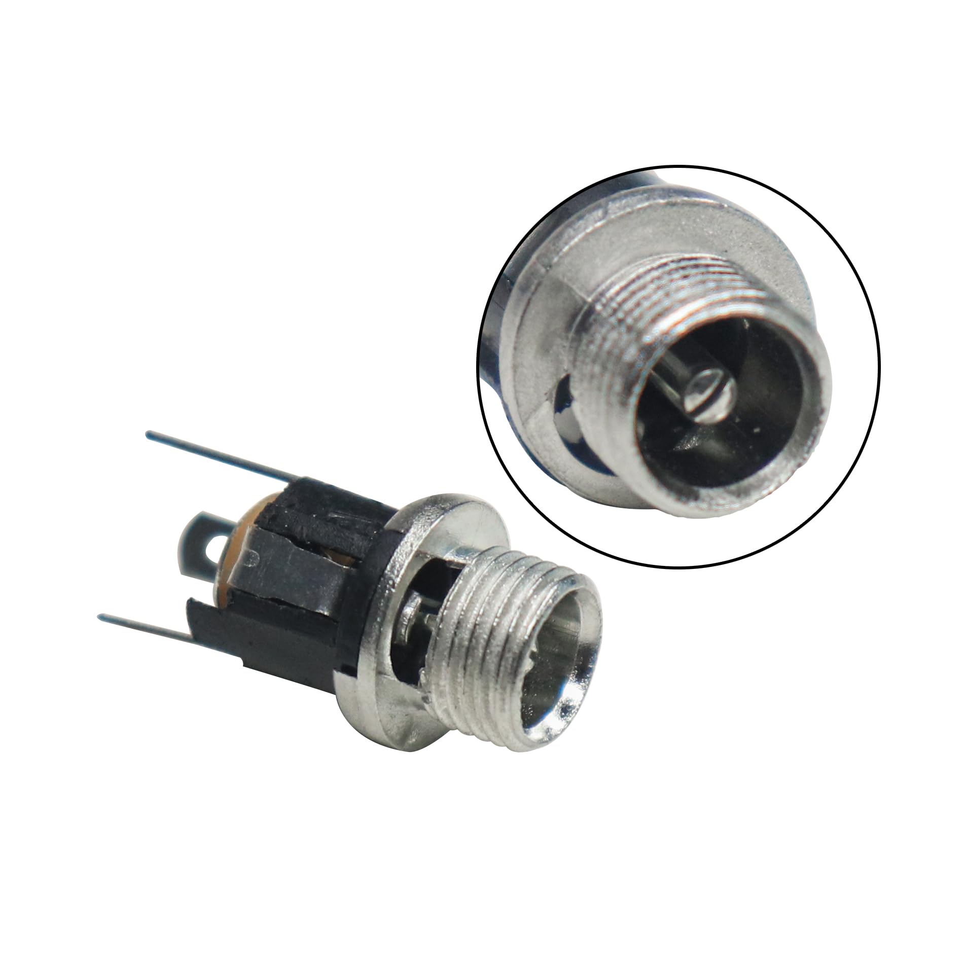 Electronic Spices 3 pin DC Power supply Female Jack Socket Connector ...