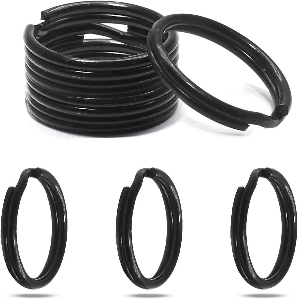Amazon.com: Waziaqoc 50PCS Split Rings, 15mm/0.59 Inch Round Ring Key ...