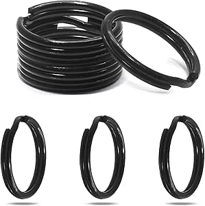 Amazon.com: Waziaqoc 50PCS Split Rings, 15mm/0.59 Inch Round Ring Key ...