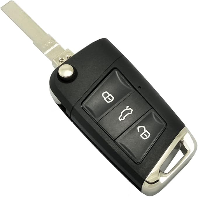 Amazon.com: Flip Remote Key Shell for Volkswagen Golf 7 VW Car Golf R ...