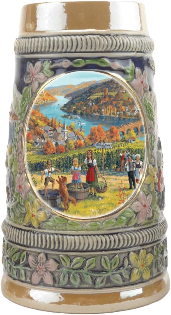 Amazon.com: E.H.G “Spring In Germany” Collectible Ceramic Shot Glass ...