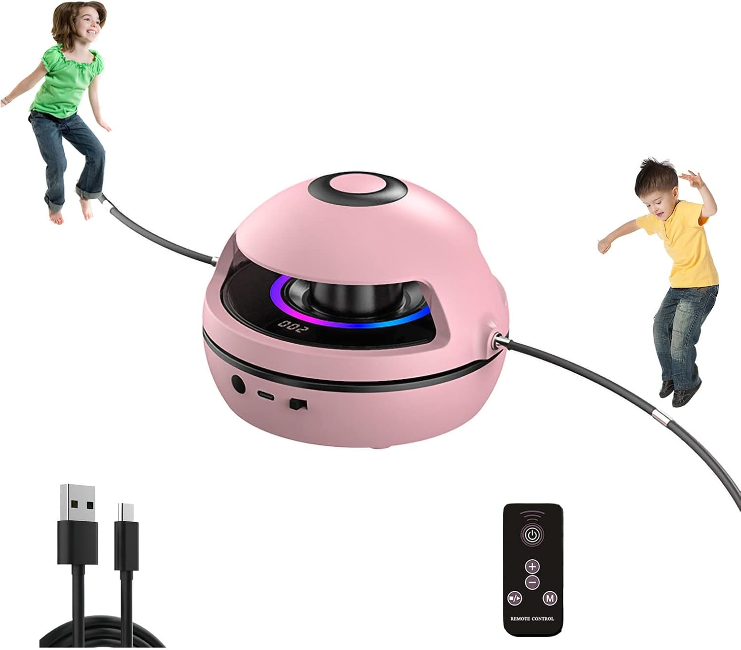 Amazon.com : Smart Rope Skipping Machine Electric Jump Rope Machine ...