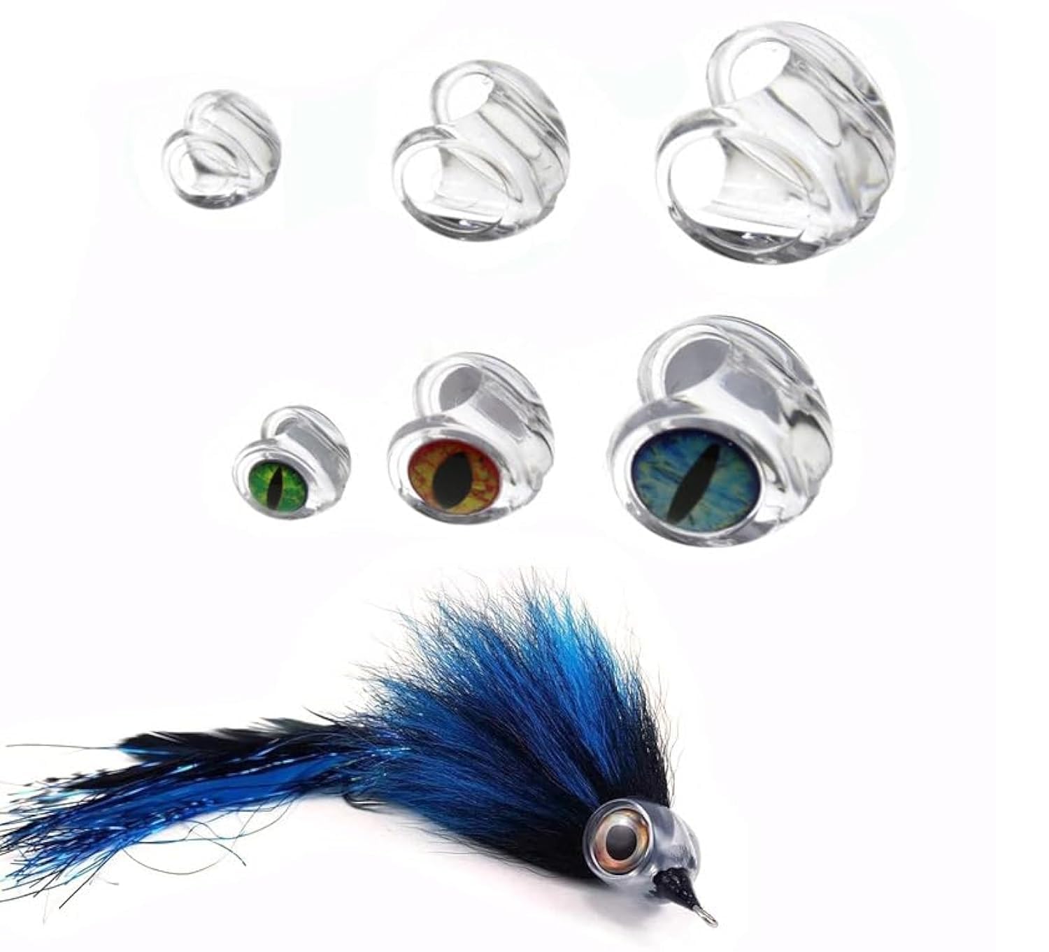 Snapklik.com : KTGCOZS Pack Of 30 3D Eye Fishing Skull Fish-Masks For ...