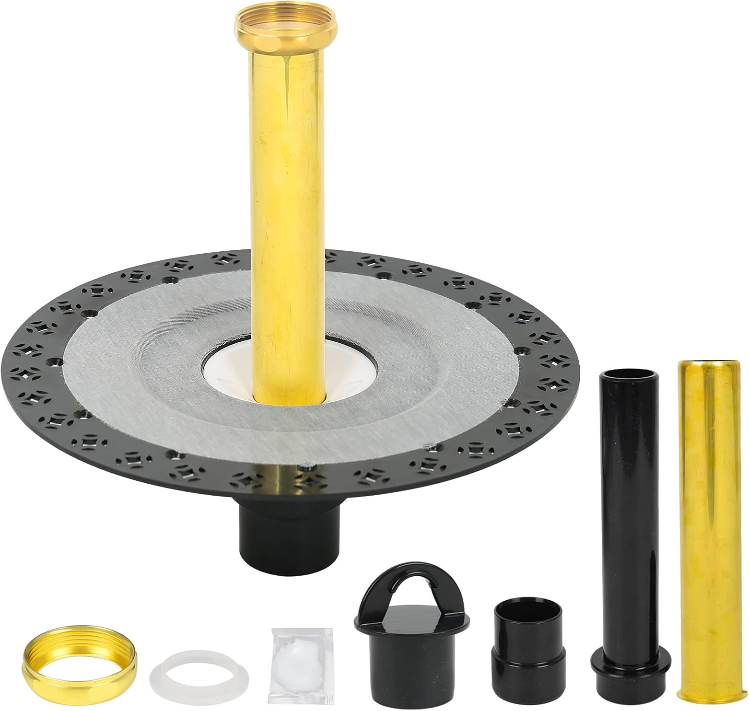 AQQHSAIN Freestanding Tub Drain Kit, Island Tub Drain Kit with ABS ...