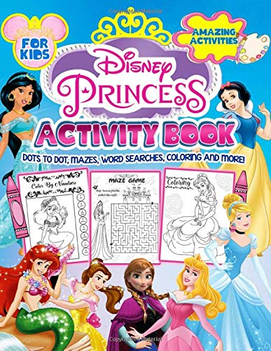 Disney Princess Activity Book Disney Princess Activity Book For Girls ...