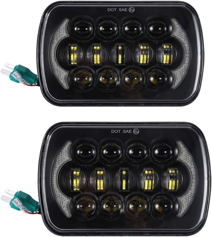 Amazon.fr : LED phare,Akozon Phare avant carré LED pour voiture 300 W 7 ...