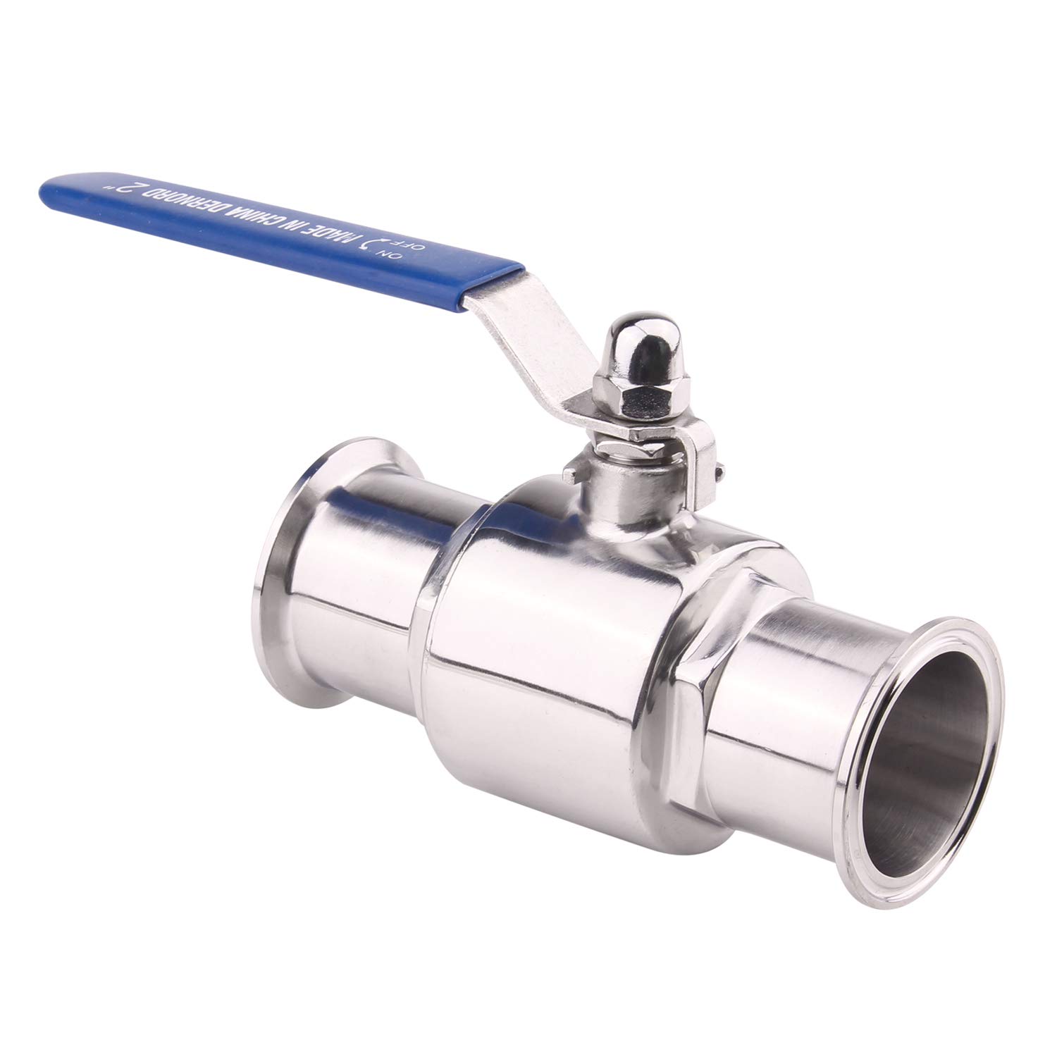 Snapklik.com : DERNORD 2 Inch Tri-Clamp Clover Ball Valve 2pc Stainless ...