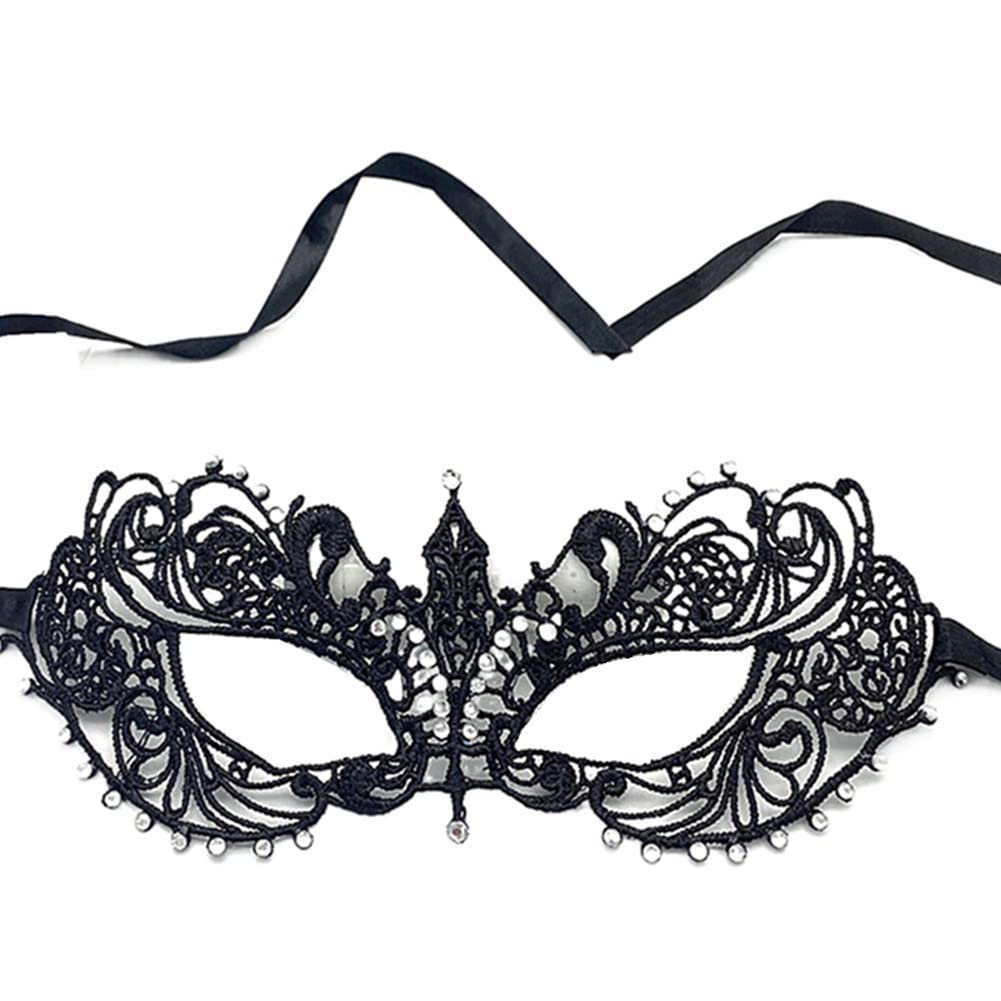 Amazon.com: AISIBO Lace Masquerade Party Lace Mask for Women Venetian ...