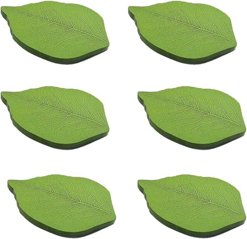 Amazon.com : Set of 6 Leaf Post It Notes, Creative Simulate Tree Leaf ...