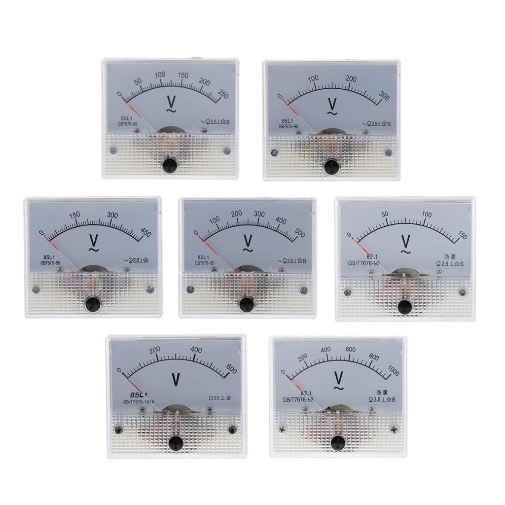 KAZRU Accurate 85L1 AC Voltmeter Analog Pointer Voltage Meter Gauge 0 ...