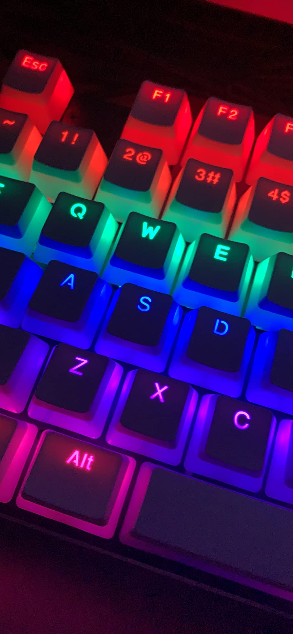 $3/mo - Finance Glorious Aura V1 (Black) Pudding Keycaps - Double Shot ...