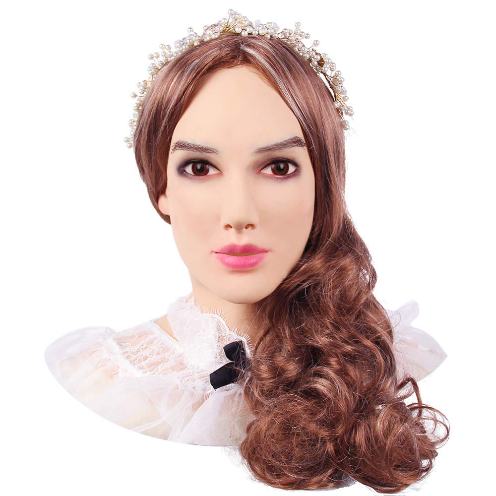 KUMIHO Crossdresser Mask Silicone Mask Realistic Female Mask for ...