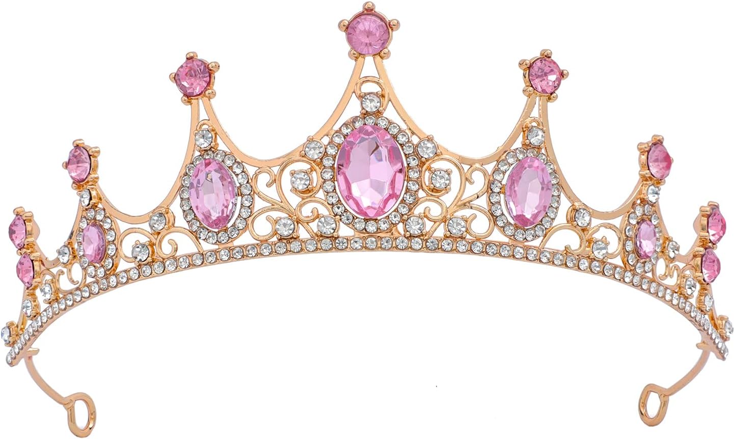 Amazon.com: TOCESS Green Crown Tiara for Women, Vintage Princess Crown ...