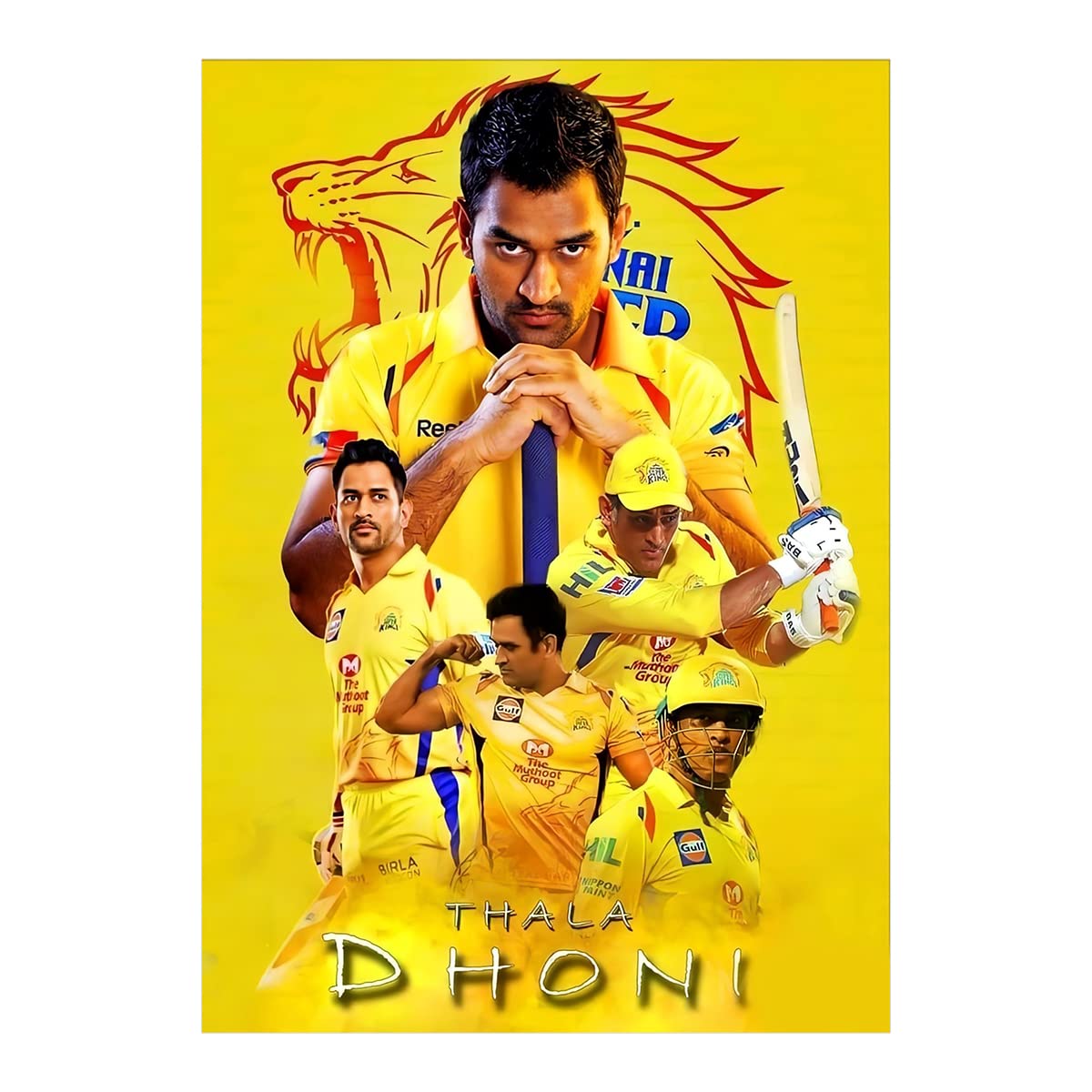 Csk Logo With Dhoni