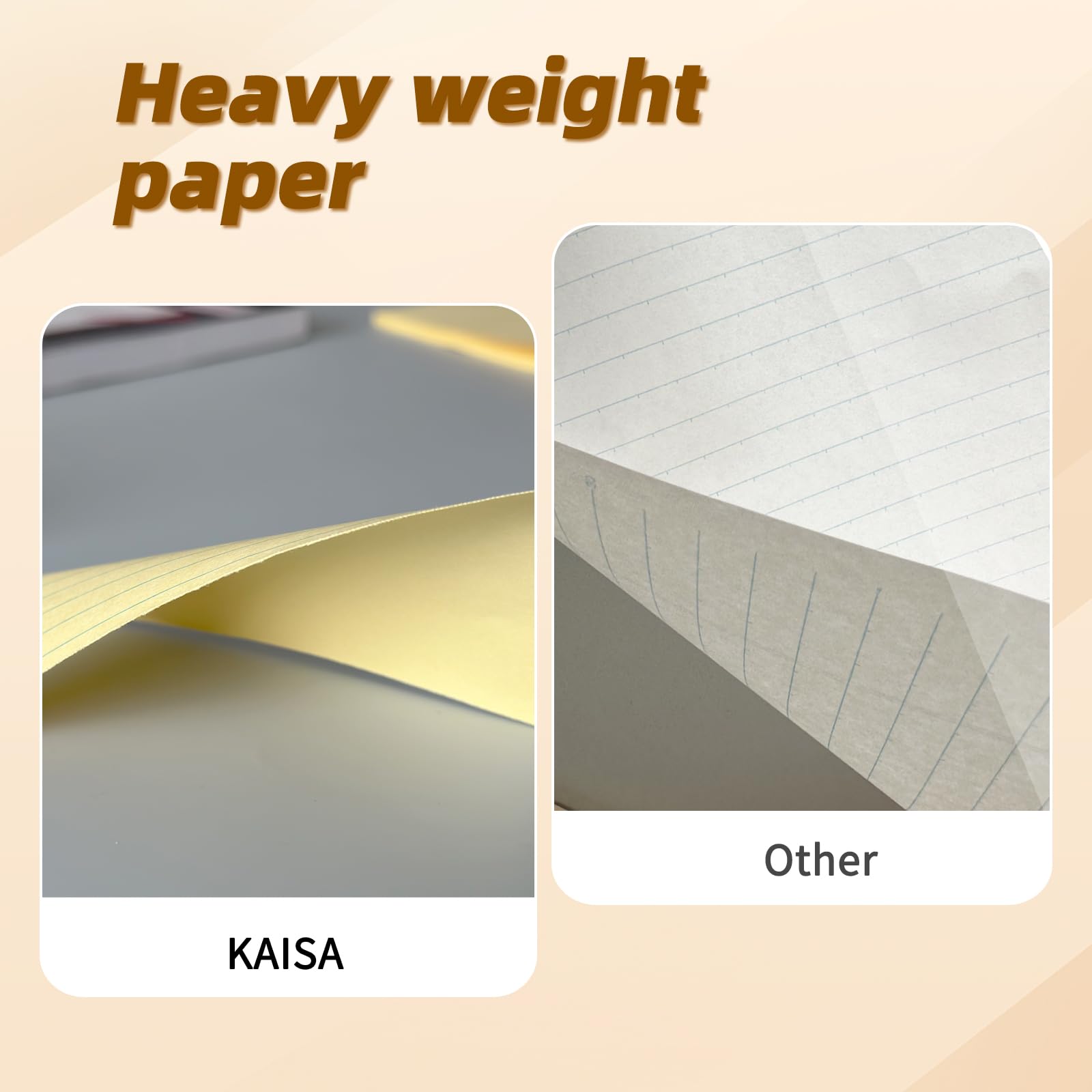 Snapklik.com : KAISA Index Cards 3x5 Flash Cards, Perforated Smart Card ...