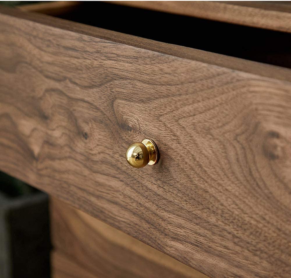 Snapklik.com : RZDEAL 1 Inch Round Solid Brass Pulls Antique Cabinet Drawer Small Handles Modern ...