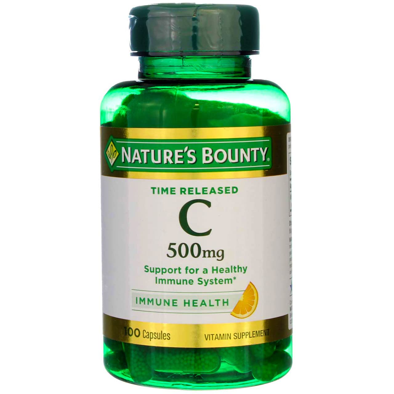 Amazon.com : Nature's Bounty, C-500 mg Time Release Capsules, 100 ct ...